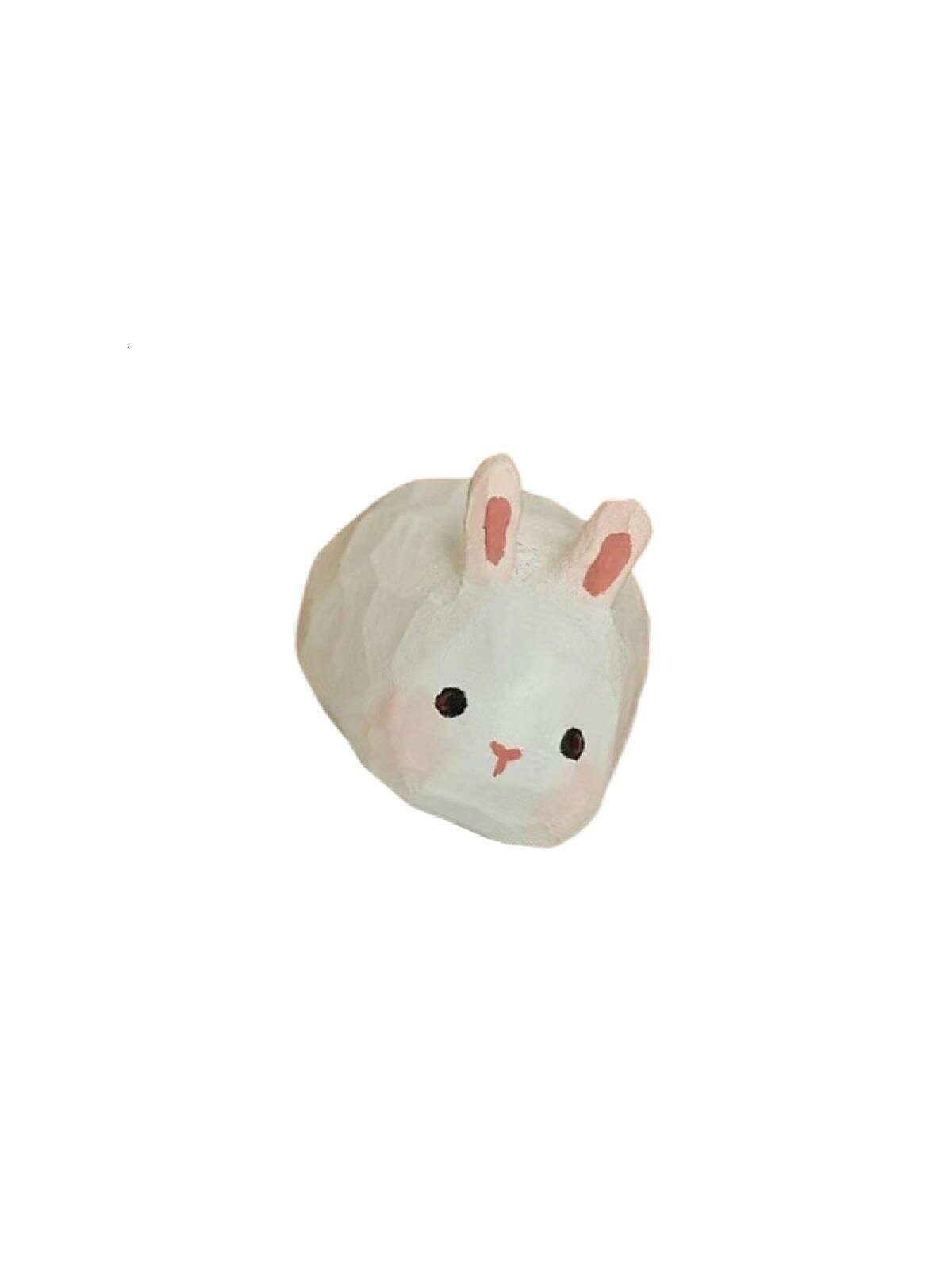 Деревянные фигурки кошек/ собак / Овец / Кроликов, скульптуры, Статуи резных животных, художественные декоры