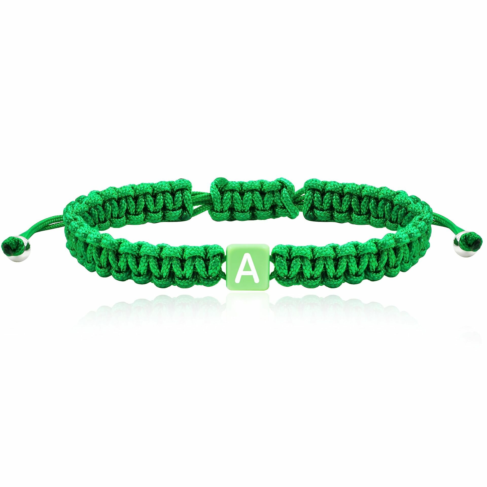 Браслет для гадания, YM 26 букв Квадрат Плетеный Регулируемый Пара Дружба