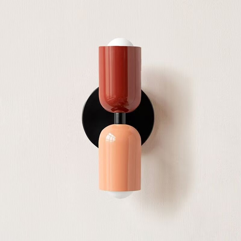 Кремовый настенный светильник в стиле ретро с современным креативным дизайном для прикроватной тумбочки