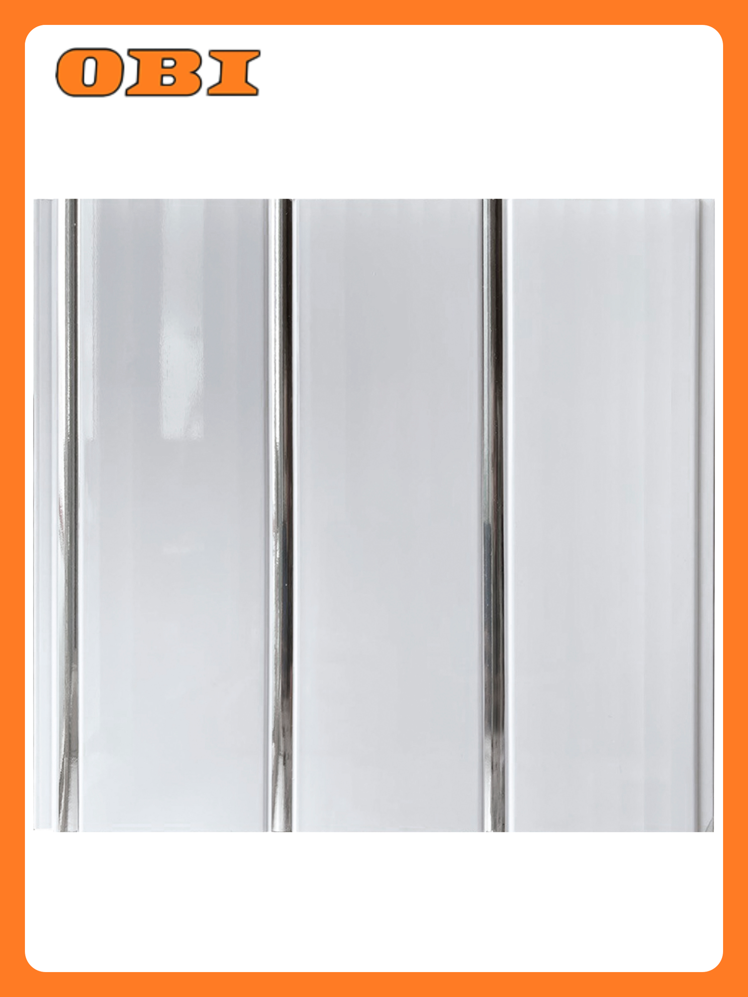 Панель ПВХ Stella Premium Silver Line лак 3-х секционные 3000х250х9