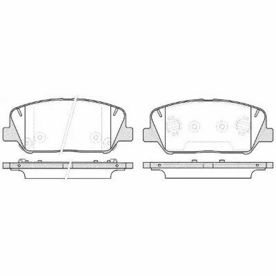 Колодки тормозные передние REMSA -183015 Kia Cee'd 12->