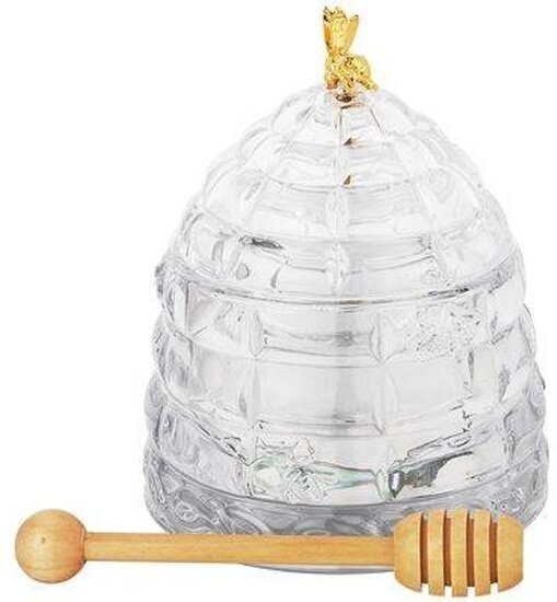 Банка для меда Lefard с палочкой "muza", 280 мл. 355-003