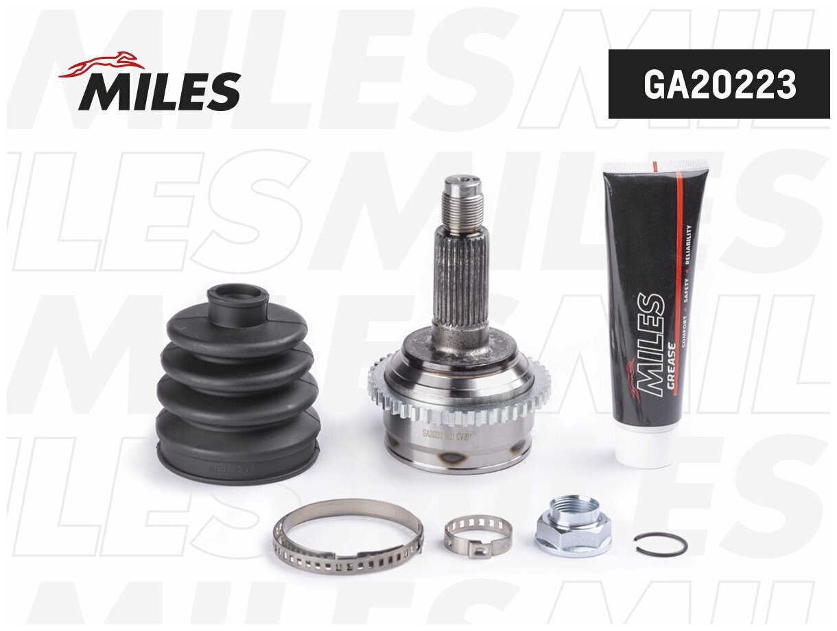 MILES ШРУС наружный MAZDA 6 1.8-2.3 02- (с ABS) (GKN 304312) GA20223