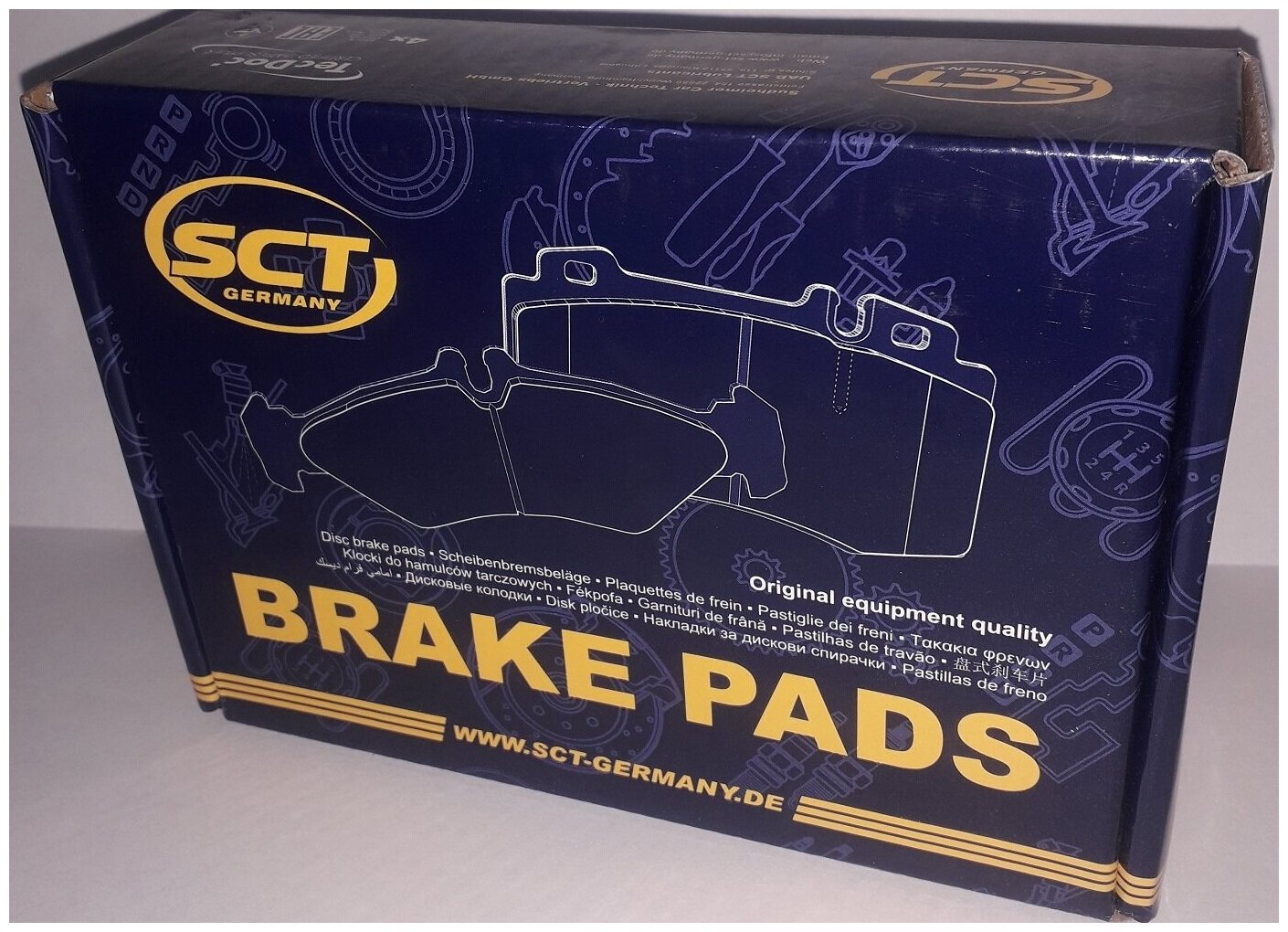 Колодки тормозные для ВАЗ 2101-07 SCT SP102