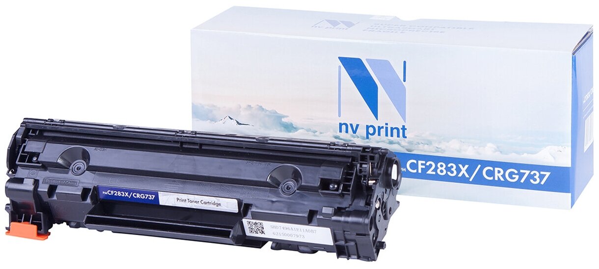Картридж CF283X/737 для лазерного принтера HP / Canon LaserJet Pro M201dw / M201n / M225dn / M225dw / M225rdn / LBP 151dw / MF210 / 211 / 212 / 212w / 216 / 216n / 217 / 217w / 220 / 226 / 226dn / 229 / 229dw / 231 / 232w / 237w / 244dw / 247dw / 249dw
