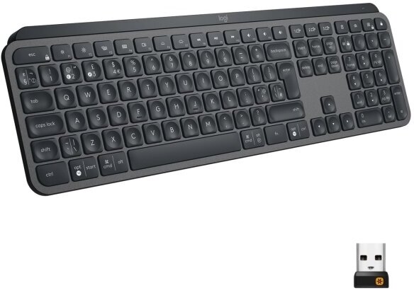 Клавиатура беспроводная Logitech MX Keys Graphite (русская раскладка)
