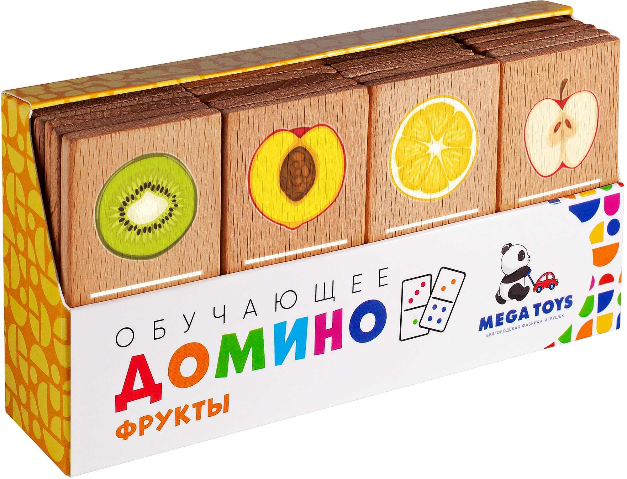 Настольная игра Домино Фрукты 17031 3+