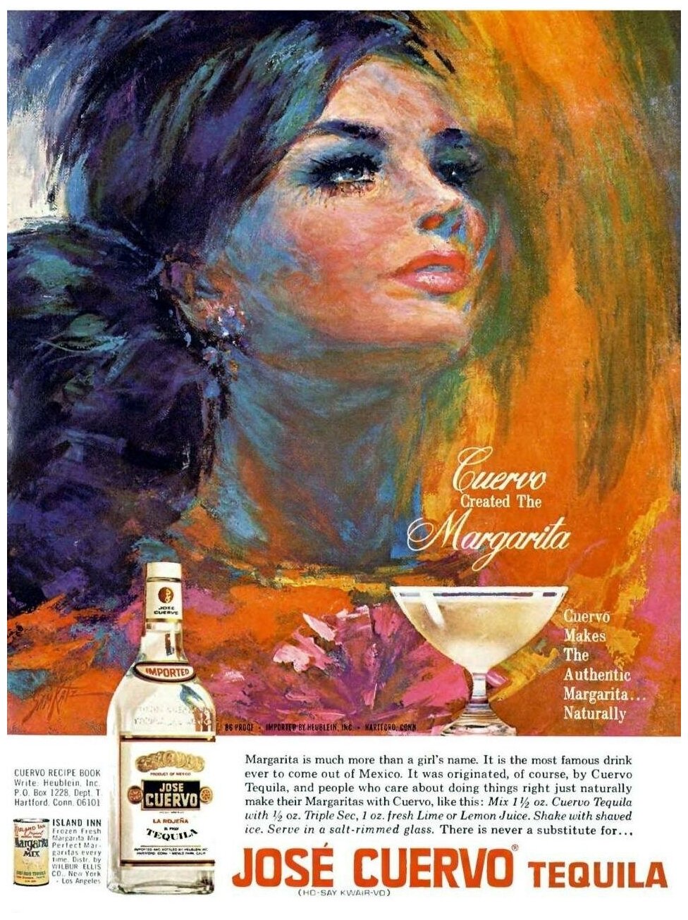 Постер / Плакат / Картина Рекламный плакат - Мимоза Маргарита Jose Cuervo Tequila 50х70 см в подарочном тубусе