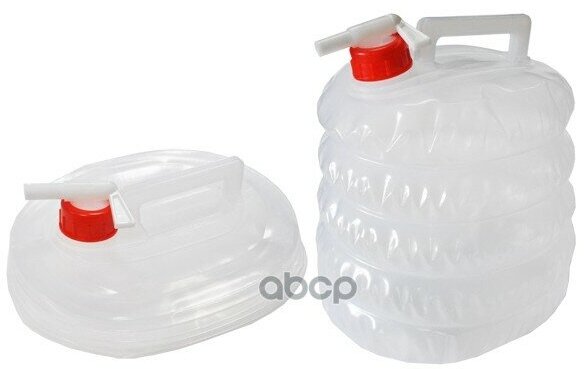 Канистра для воды складная 5л (пластиковая, с краном) АТ (Авто-Торг) AT03324 АТ арт. AT03324