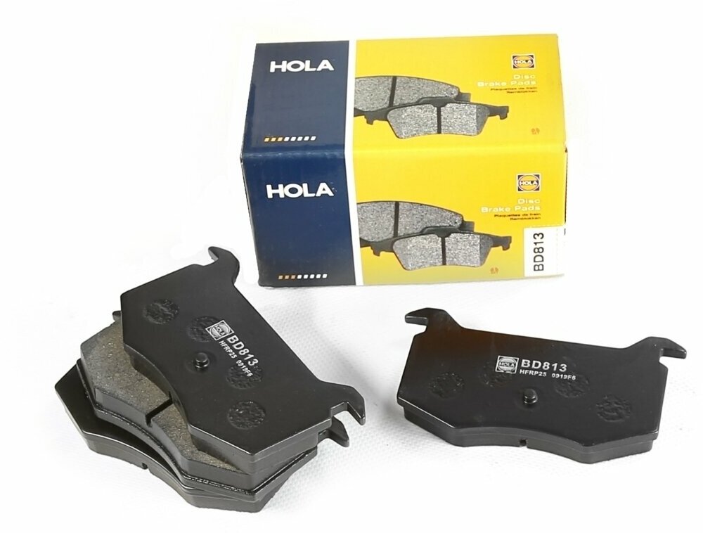 Тормозные колодки HOLA BD813, для Москвич, дисковые, черные