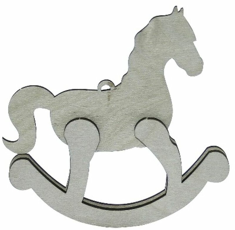 Деревянные заготовки декупаж Лошадка