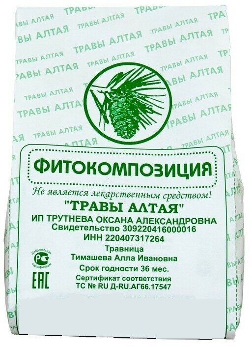 Сбор трав №42 Заболевание мужской половой сиситемы (простатит, уретрит, везикулит, аденома предстательной железы) 150 гр.