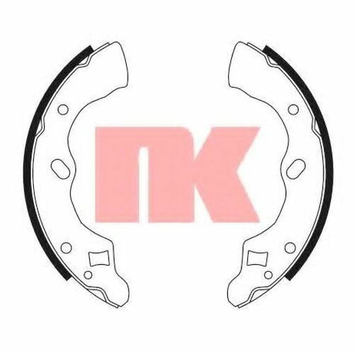 Комплект тормозных колодок Nk 2732556 для Mazda 121 II, Demio