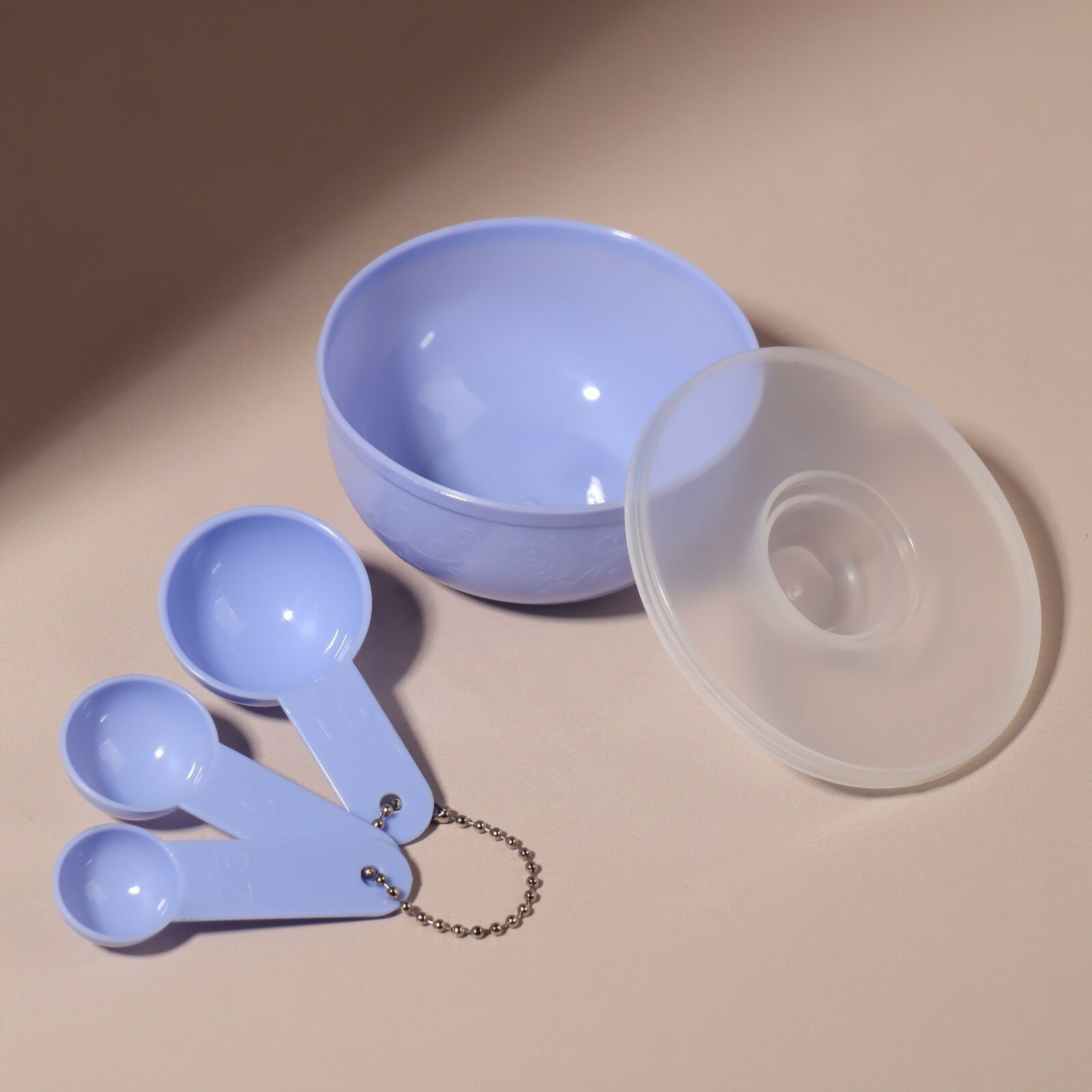 Набор косметический для масок, 4 предмета, цвет микс, 4428272