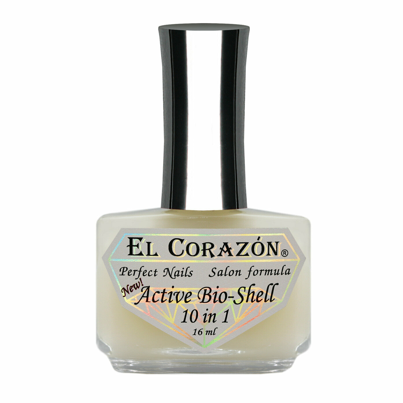 El Corazon Perfect Nails №439 средство для выравнивания и укрепления ногтей 10 в 1 Active Bio-Shell 16 мл