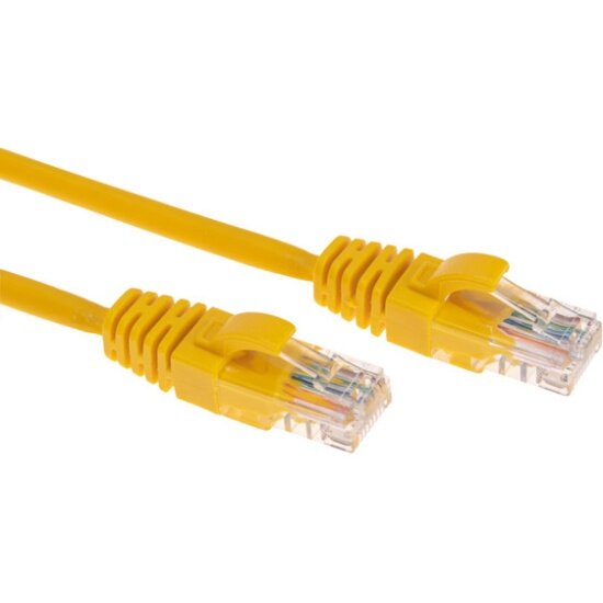 Патч-корд U/UTP Rexant cat 5e, медь, LSZH (негорючий), 0,3 м, RJ45-RJ45, 26AWG, желтый