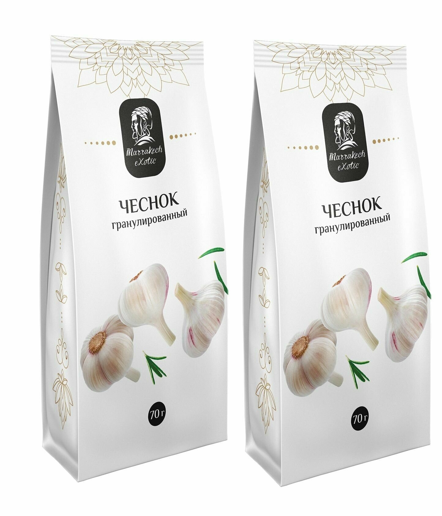 Чеснок сушеный гранулированный Marrakech Exotic 70 г, 2 шт