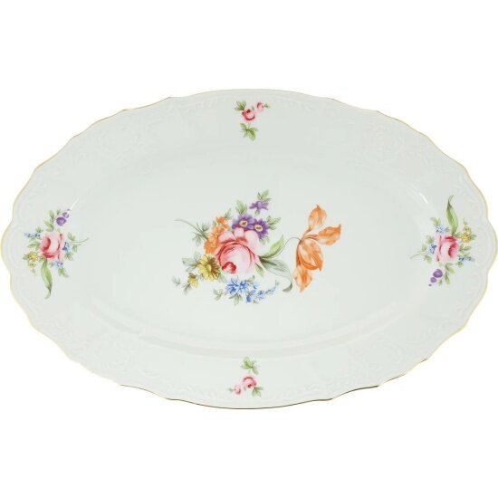 Блюдо Bernadotte "Мейсенский букет" 36 см