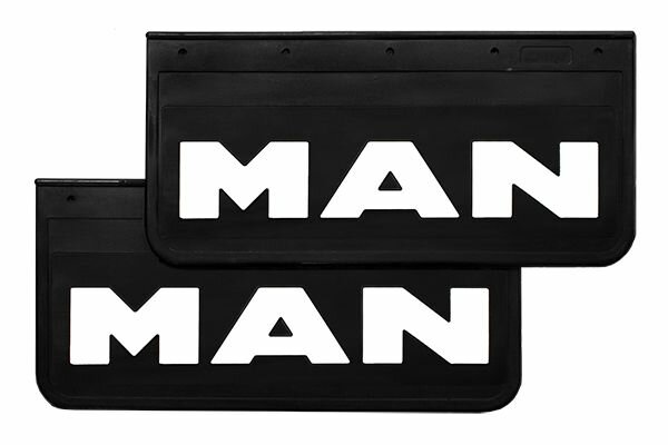 Брызговик 660*270 (Узкий резина) "MAN" комплект 2штуки.