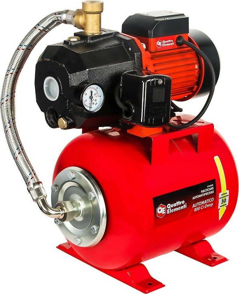 Насосная станция QUATTRO ELEMENTI Automatico 800 Ci Deep