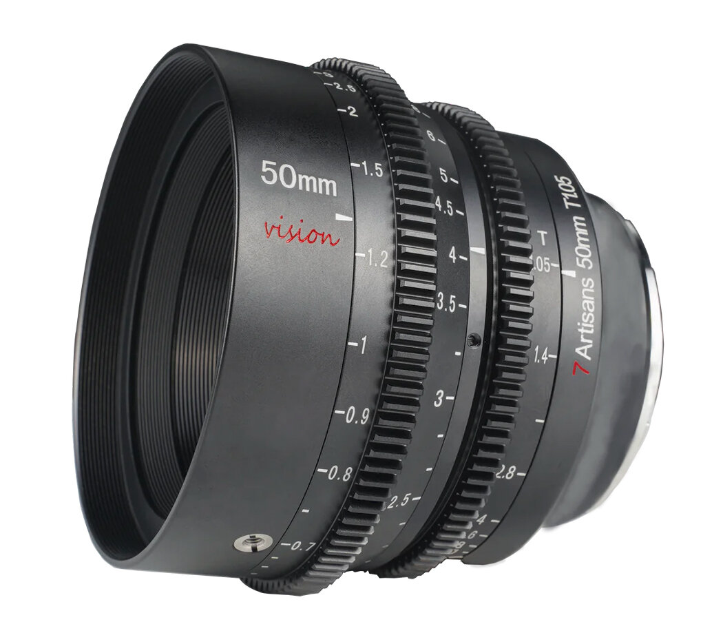 Объектив 7Artisans 50mm T1.05 L-Mount, стандартный, черный