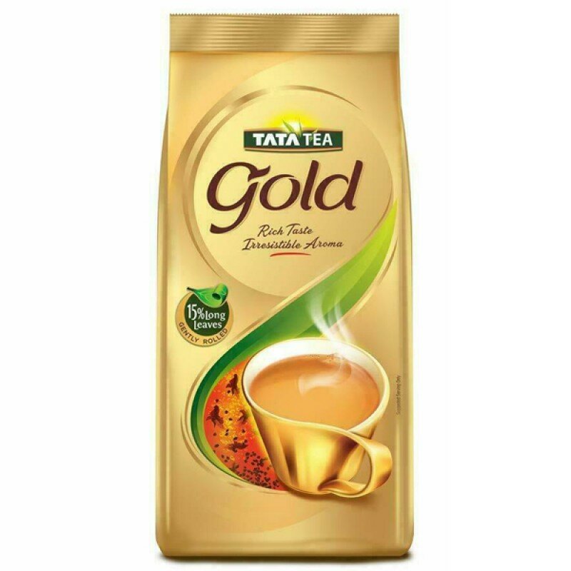 Голд чёрный чай марки Тата (Gold black tea Tata Tea), 250 грамм