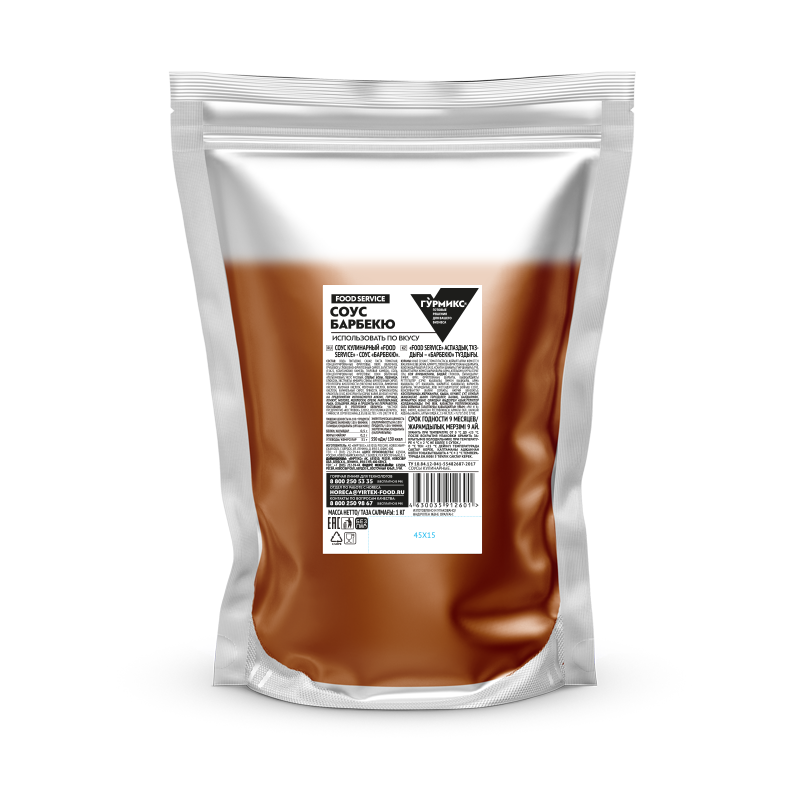 Соус "Барбекю", Гурмикс, серия "Food Service",1 кг, 1 шт.