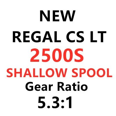 Daiwa Regal CS LT Спиннинговая катушка Белый, 2500S
