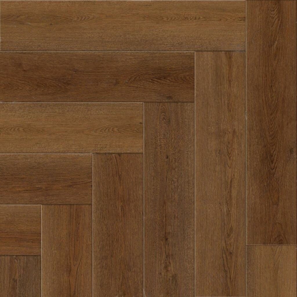 Каменно-полимерная плитка (SPC) ENSTEN Valland Parquet ёлка ECO 103-03 Тисс (600х125х4), 1,95 м2