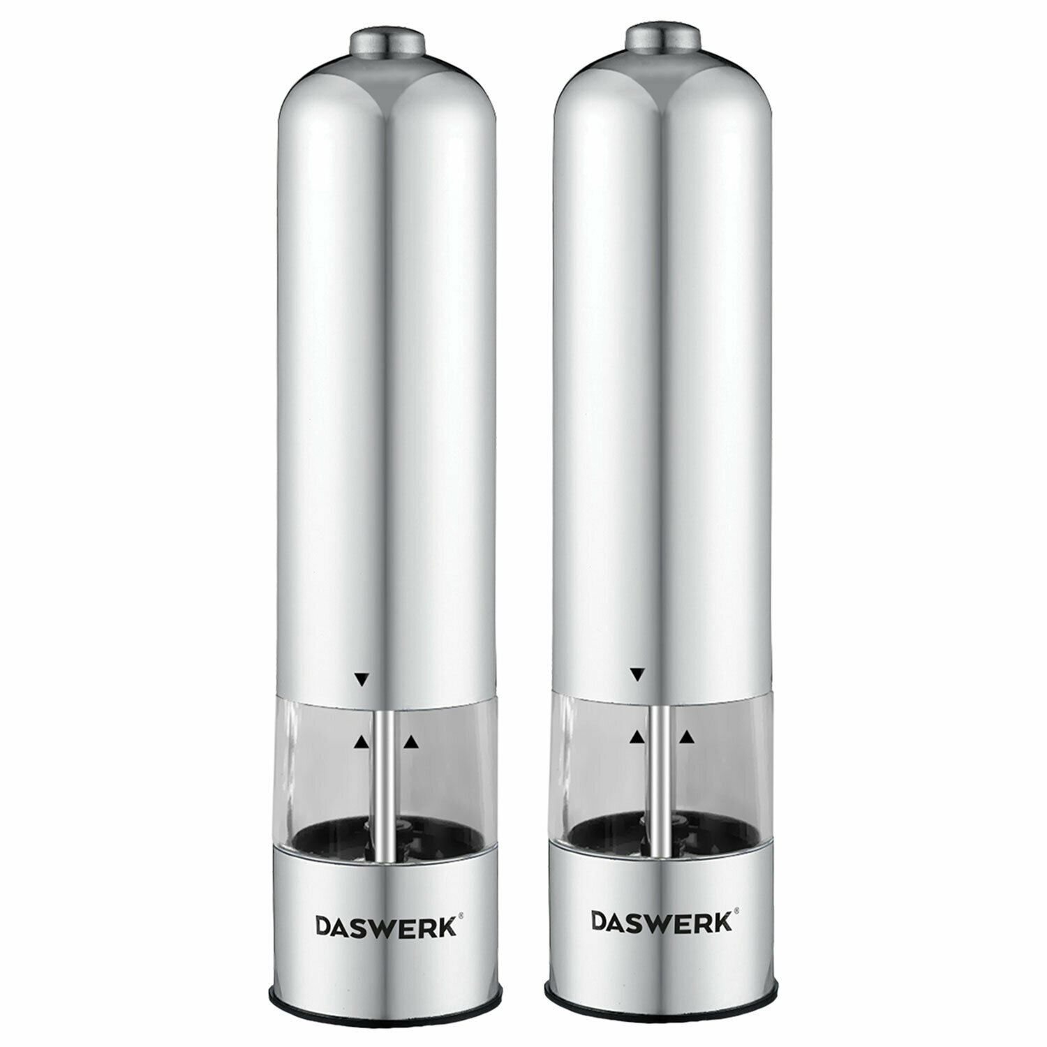 Набор мельниц для соли и специй электрические с подсветкой, 2 шт, PM-2, DASWERK, 456620