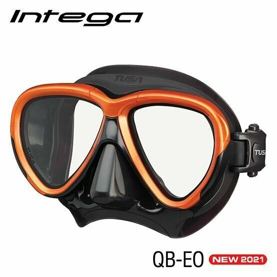Маска Intega черный силикон оранж
