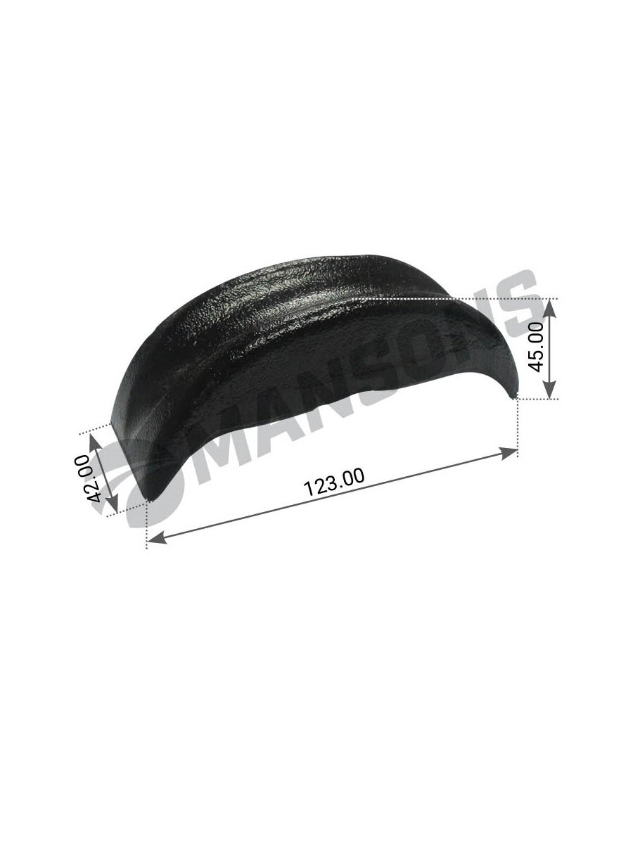 Сегмент стремянки 120mm BPW 300.404 (Mansons)