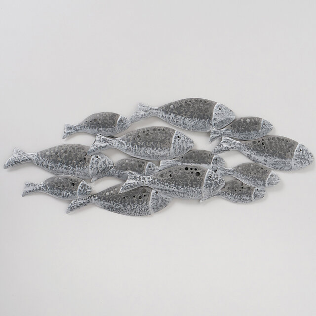 Декоративное панно Косяк Рыб - Fischwarm 90*36 см, Boltze, 2035279