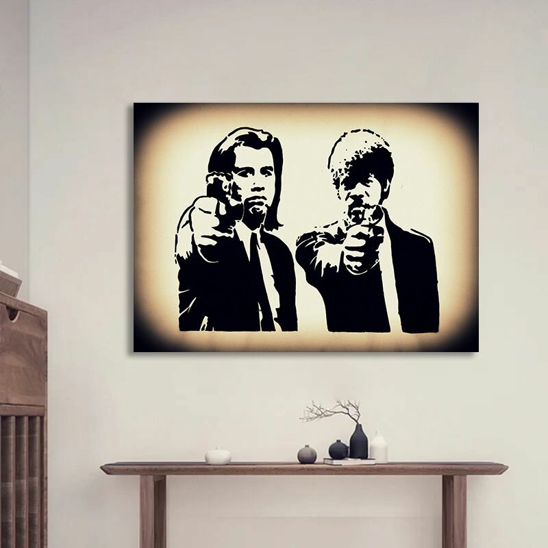 Картина на стену, Криминальное чтиво, Джулс Винфилд, 60х80 см.