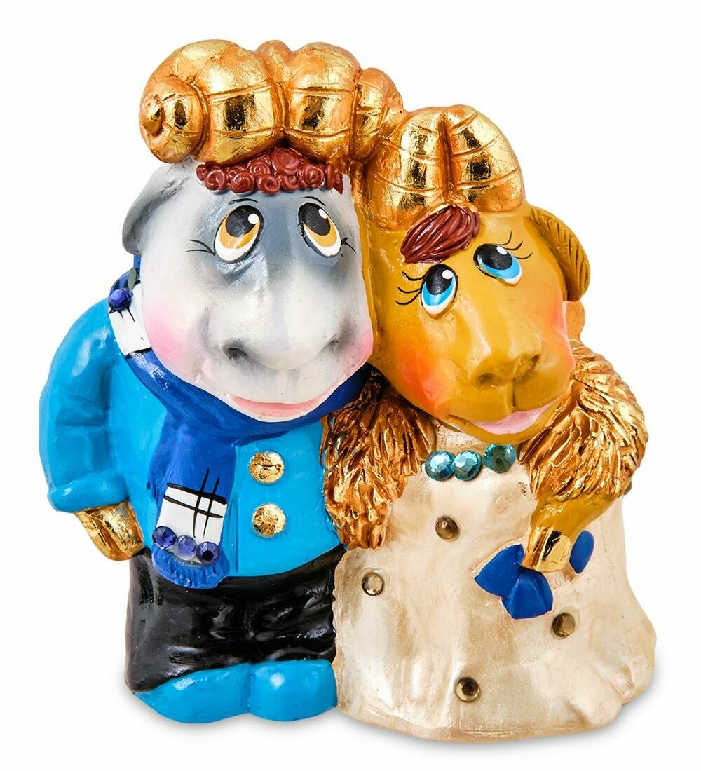 Фигурка гипсовая Баран с козой эк. A2186694 Народные промыслы