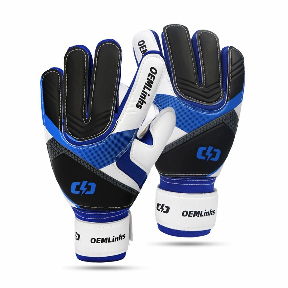 Латексные футбольные вратарские перчатки Футбольные вратарские перчатки с прочными захватами