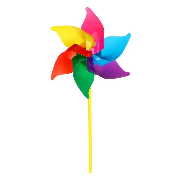 TAKE IT EASY Ветерок - штекер «Вертушка Ромашка», садовая, 40 см, набор 5 шт, микс