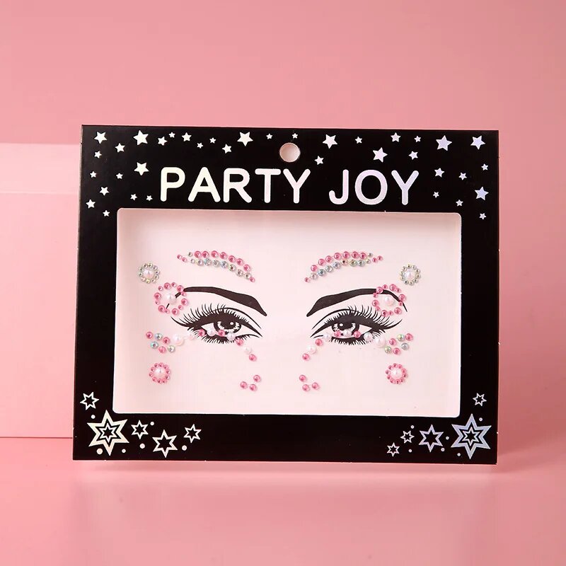 Набор накладных страз для лица Party Joy, цвет MP4015HF127 — фото 1