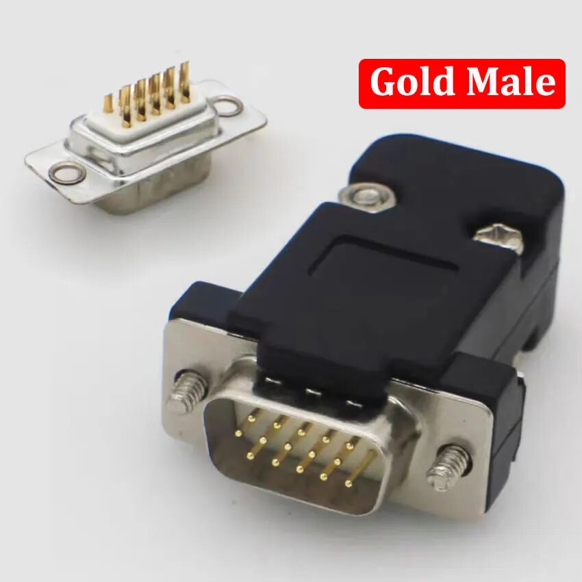 Сварочная вилка VGA DB15 cltgxdd Gold Male