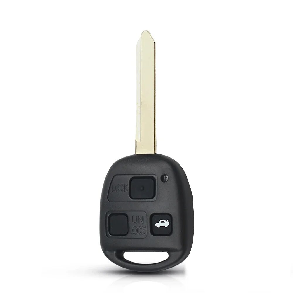 KEYYOU дистанционный Автомобильный ключ оболочка для Toyota Camry Rav4 Corolla Prado Yaris Tarago Cruiser для Lexus RX300 LS400 GX 2 3 кнопки 3 Buttons TOY47