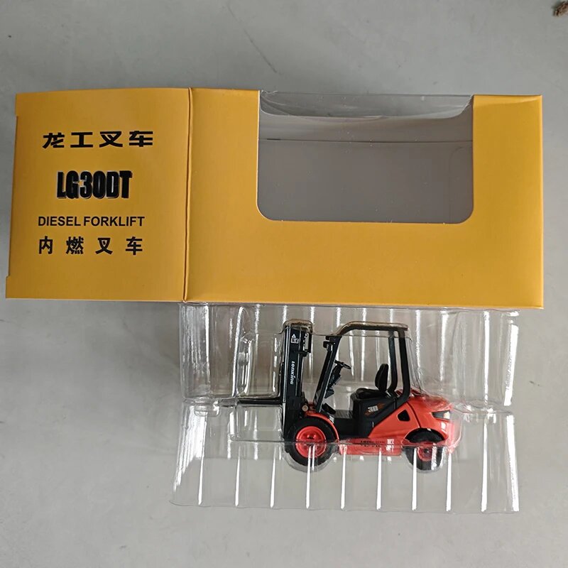 Металлическая модель вилочного погрузчика WELLY Lonking LG30DT 1/35