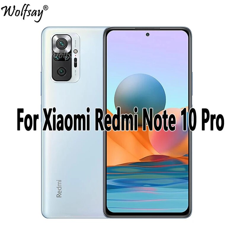 Защитное стекло и пленка для камеры Redmi Note 10 Pro