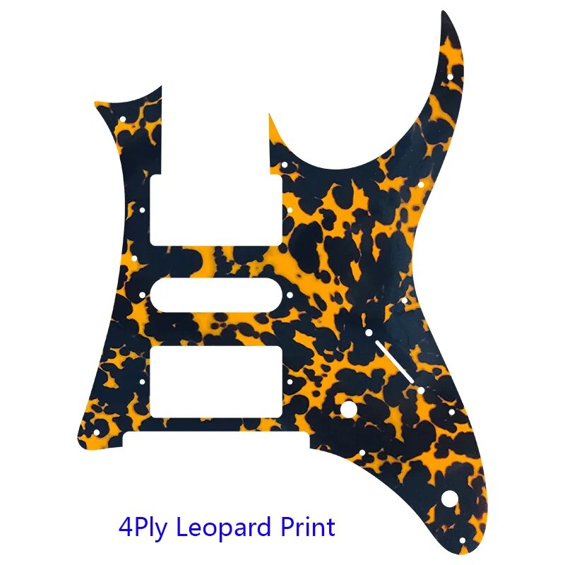 Pleroo Пикгард для Ibanez RG350 DX, 4Ply Leopard Print, черный
