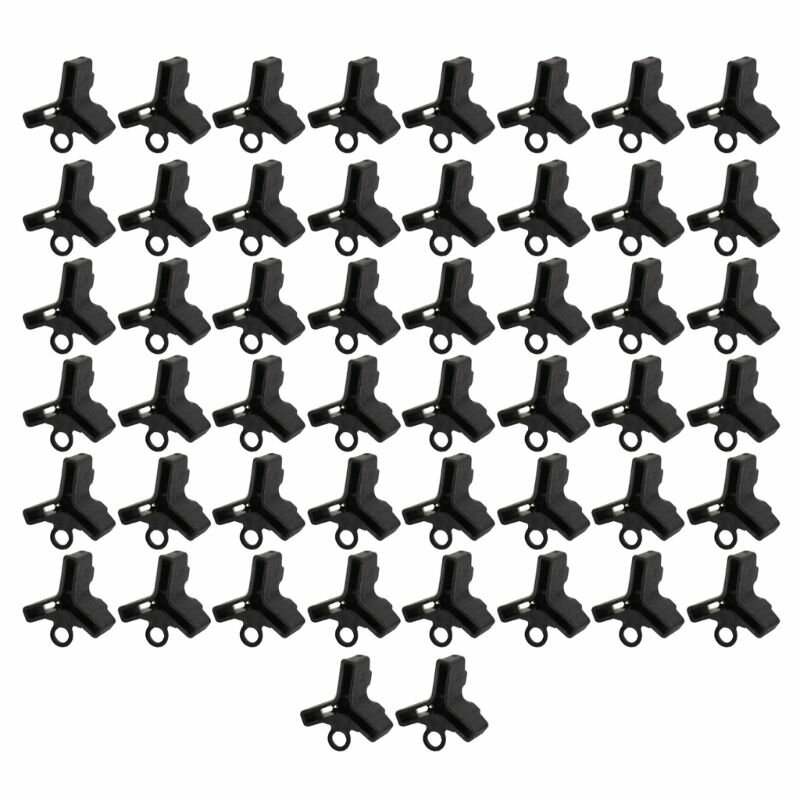 50 шт. чепчики с рыболовными крючками в ассортименте, тройные чехлы, защитная крышка, 5 размеров