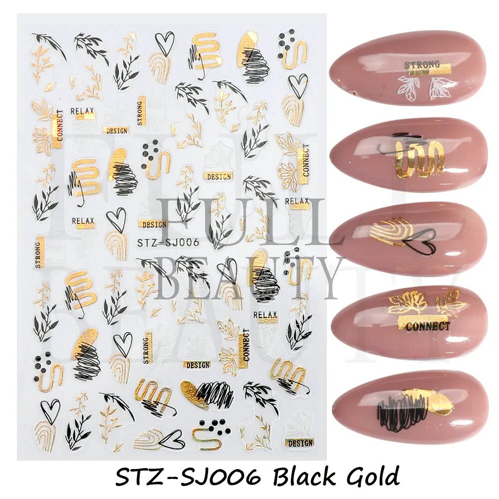 3D наклейки для ногтей с синими и зелеными глазами, самоклеящиеся наклейки-слайдеры, татуировка с большими глазами, страшные наклейки для ногтевого дизайна, украшения «сделай сам», аксессуары