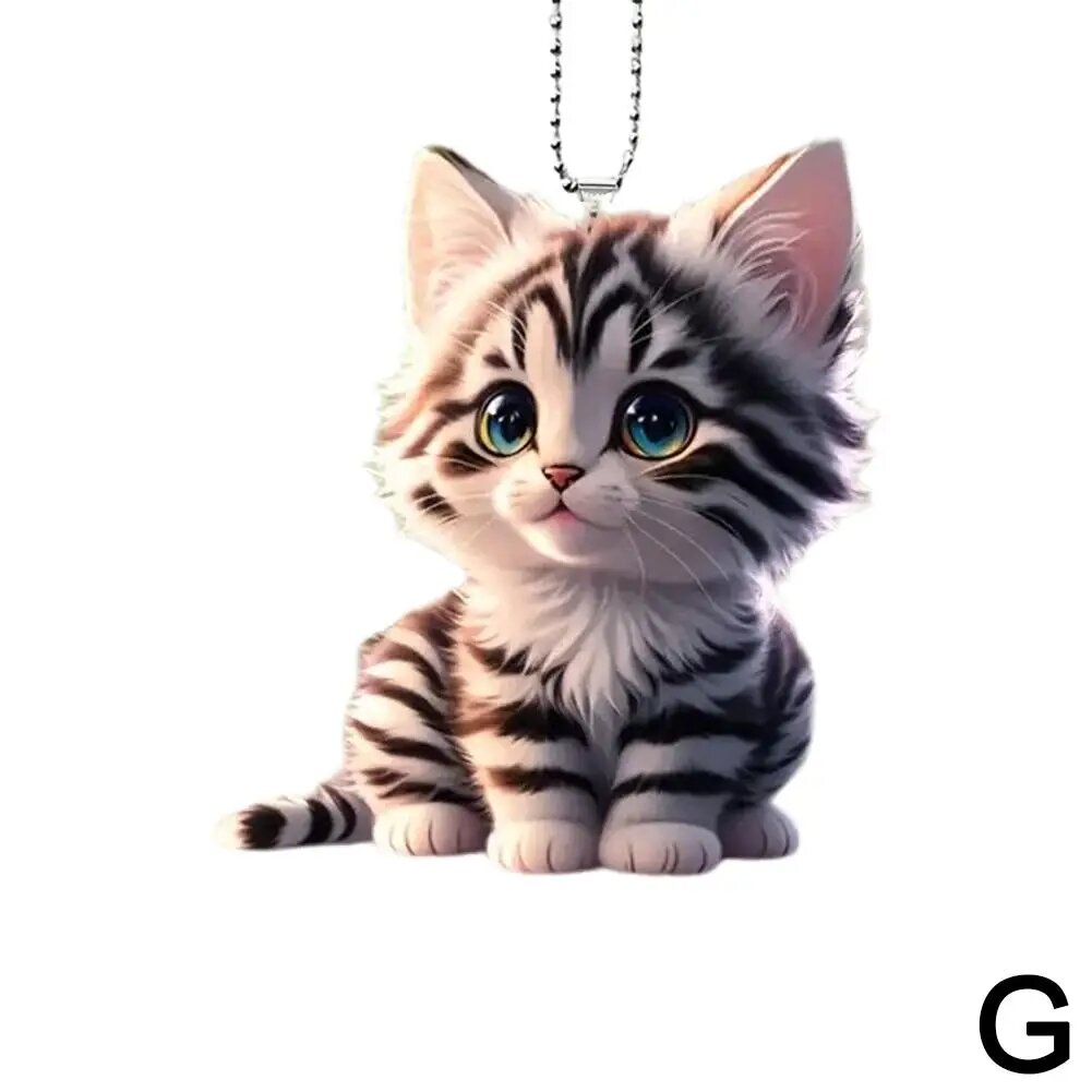 Кошка G, автомобильный кулон на заднее стекло