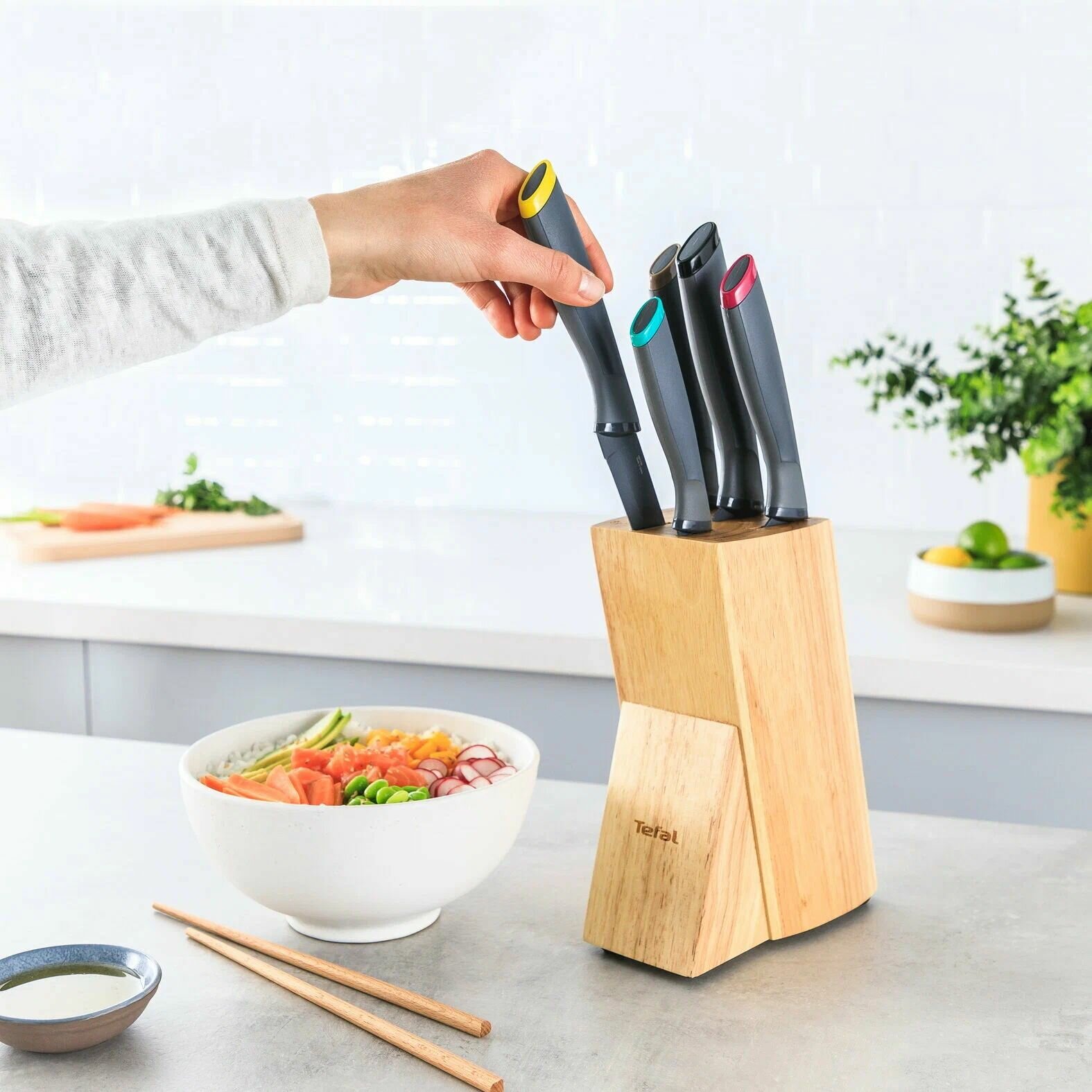 Набор ножей кухонных Tefal Fresh Kitchen K122S504