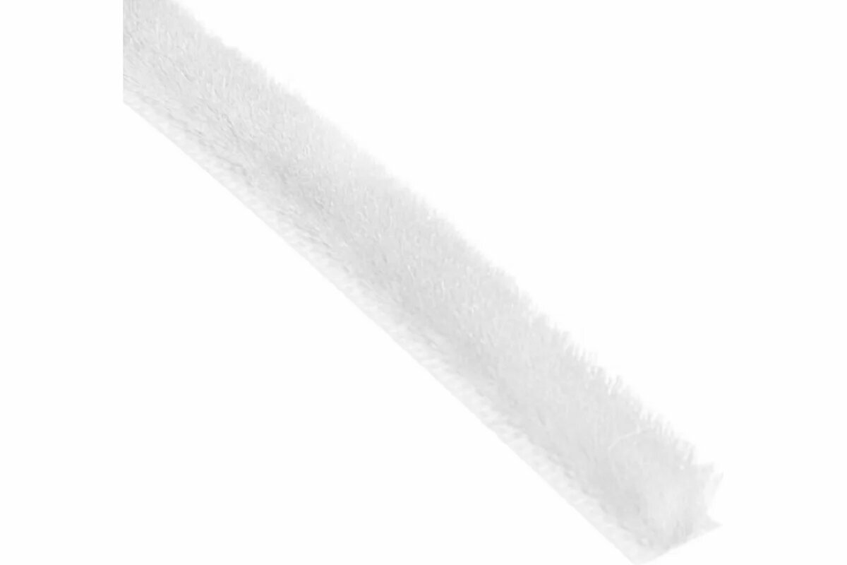 KOMFORT Уплотнитель москитной сетки Фетр щеточный самоклеящийся 7х6 мм белый 10 м