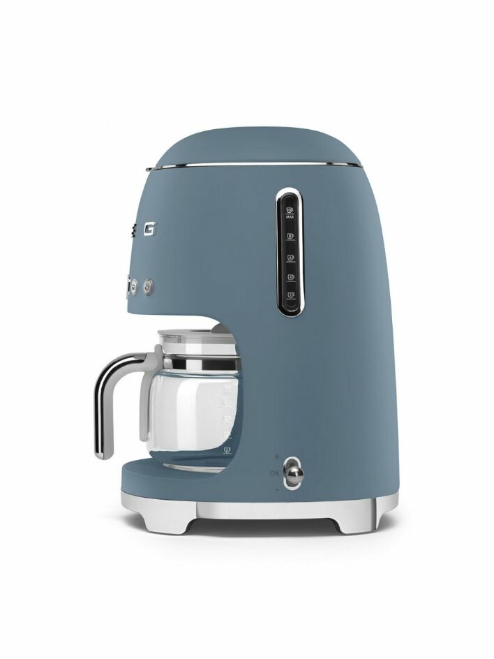 Кофеварка капельная SMEG DCF02SBMEU, синяя, официальная гарантия