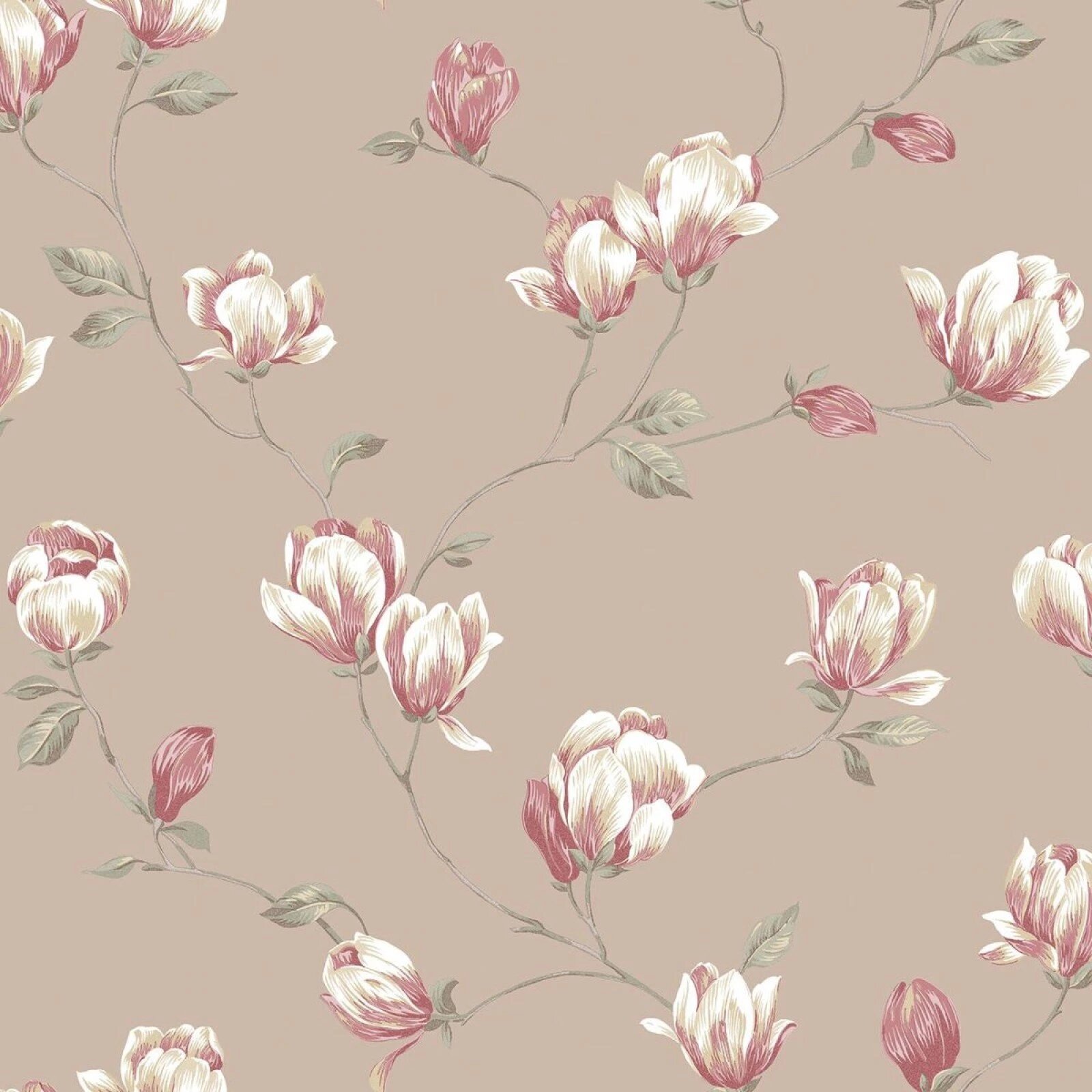 Обои Aura English Florals G34324; 0,53х10,05 м.